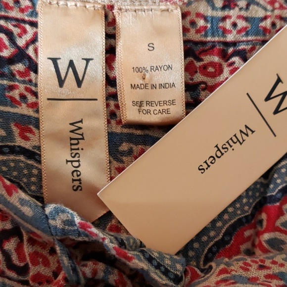Whispers | Dresses | Whispers Tiered Maxi Empire Waist Sundress Nwt S ...